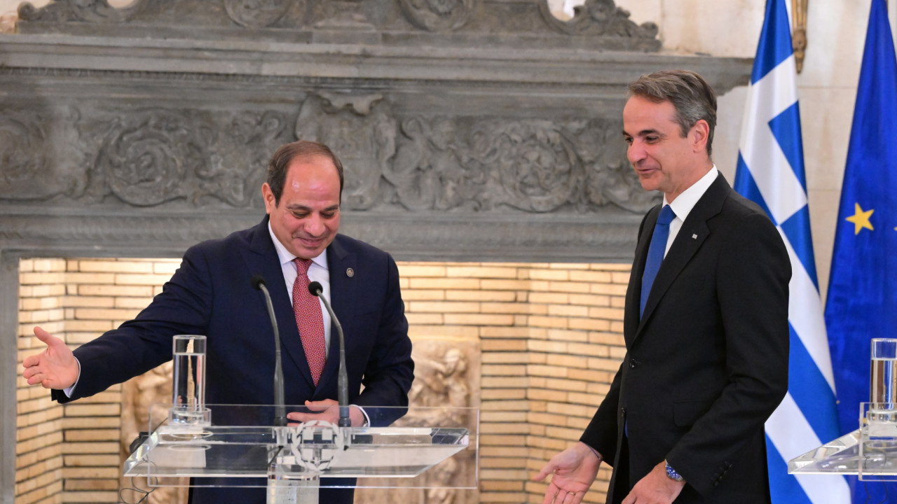 Μητσοτάκης: Υπογράψαμε με τον Αμπντέλ Φατάχ Αλ Σίσι διακήρυξη | ΣΚΑΪ