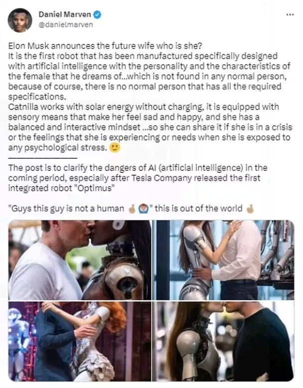 Ο Ίλον Μασκ φιλά ένα ρομπότ στο στόμα | ΣΚΑΪ