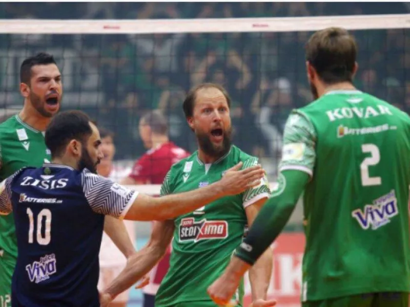 Παναθηναϊκός – Ολυμπιακός 3-2: Δείτε τον τελευταίο πόντο με Ολυμπιακό ...