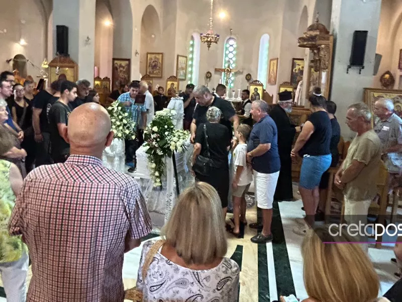 Κρήτη: Θρήνος στην κηδεία του 36χρονου Αντώνη στον Αγιο Νικόλαο | ΣΚΑΪ