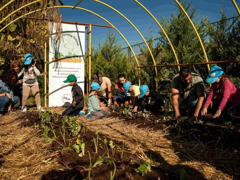 ΔΕΗ και Open Farm προωθούν τη βιώσιμη γεωργία στους μαθητές μέσω του ...